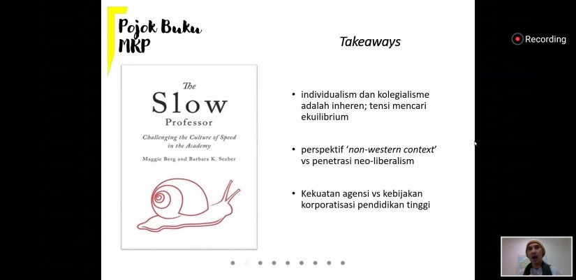 MKP Book Corner ‘The Slow Professor’: The Importance of Slow Movement ...