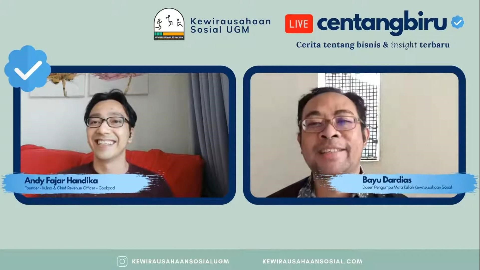 Episode Kedua Centang Biru Kewirausahaan Sosial UGM: Revenue Model Beauty & the Beast – Fakultas ...