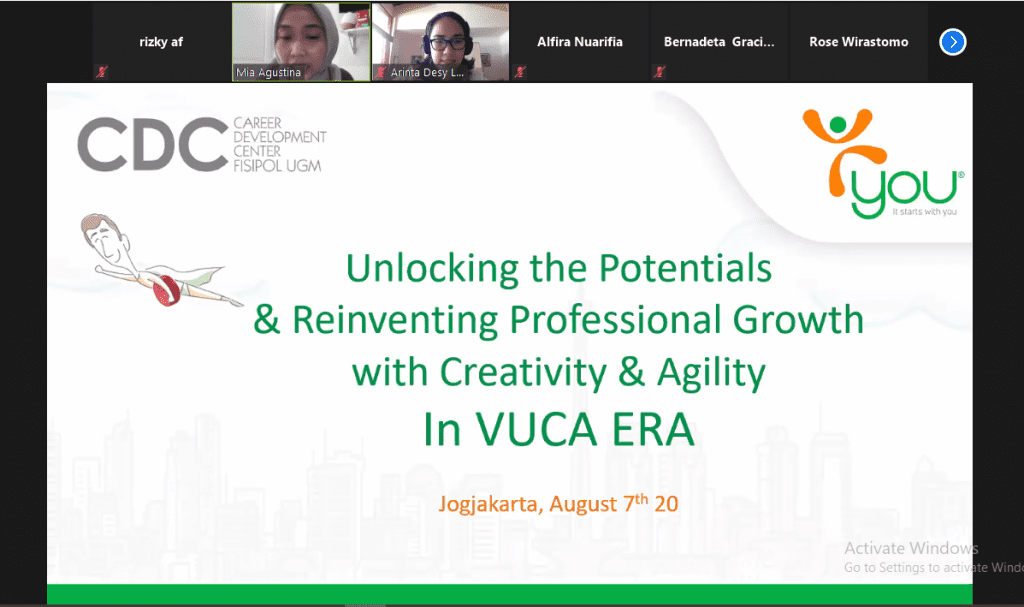 CDC Webinar: Preparing for VUCA in the World of Work – Fakultas Ilmu ...