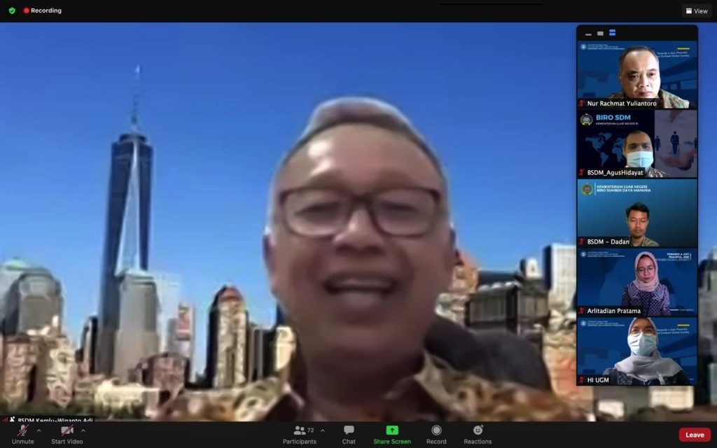 Ngobrol tentang Rekrutmen Kementerian Luar Negeri 2021 – Fakultas Ilmu ...