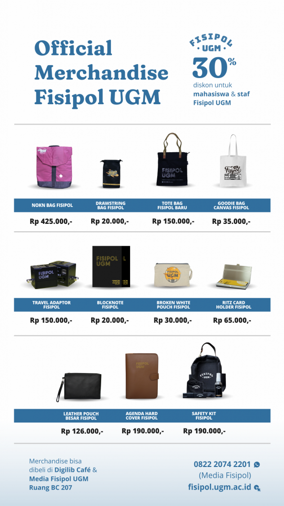 Katalog Merchandise – Fakultas Ilmu Sosial dan Ilmu Politik