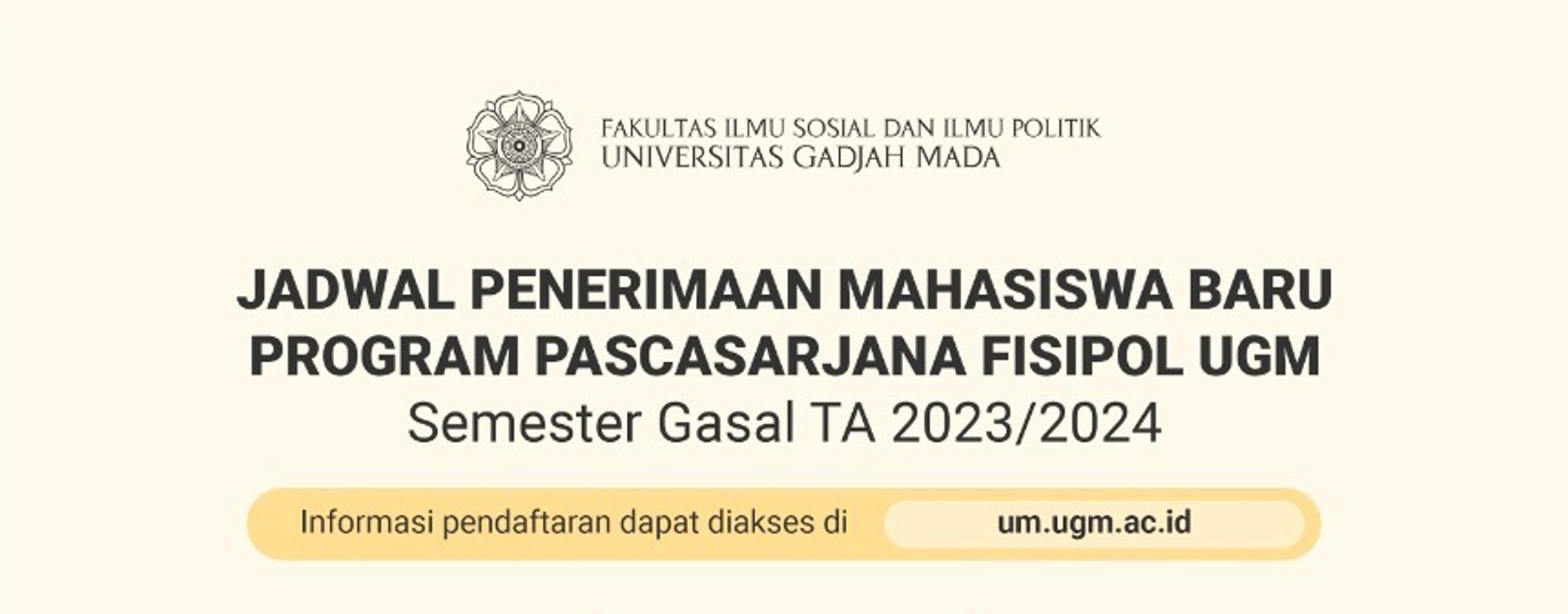 Jadwal Penerimaan Mahasiswa Baru Program Pascasarjana Semester Gasal TA ... Jadwal Penerimaan Mahasiswa Baru Program Pascasarjana Semester Gasal TA ...