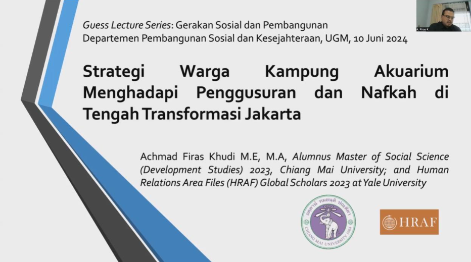 Discussing the Social Movement in Kampung Akuarium, PSdK Fisipol UGM ...