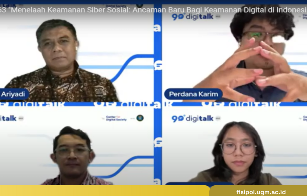 CfDS Gelar DigiTalk, Tekankan Pentingnya Pengarusutamaan Keamanan Siber Sosial di Tengah ...