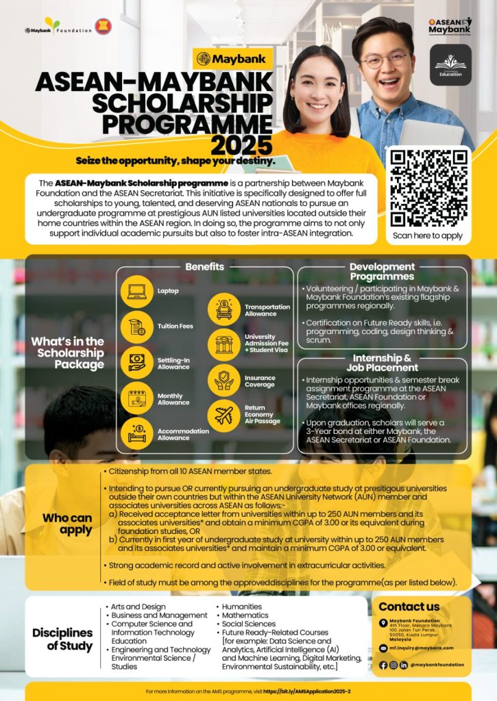 ASEAN-Maybank Scholarship Programme 2025 – Fakultas Ilmu Sosial dan ...